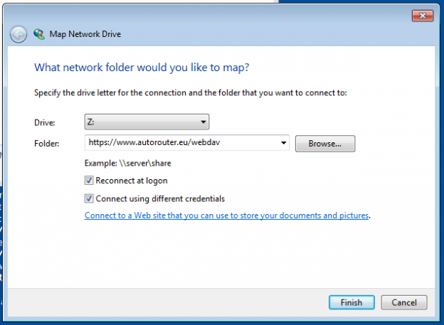 WebDAV on Windows | autorouter wiki